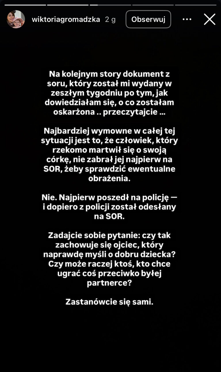Wiktoria Gromadzka z „Gogglebox” przerwała milczenie. Opowiada o ...